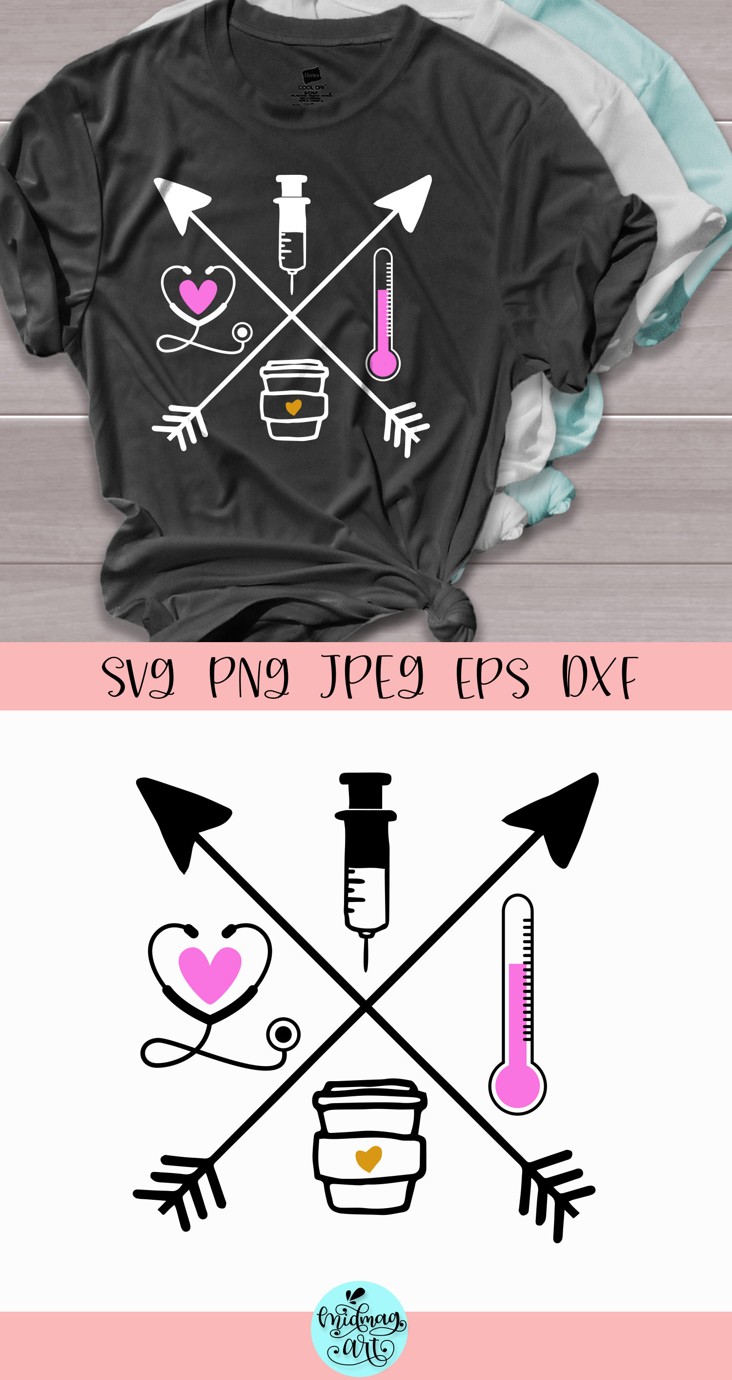 Enfermera vida svg enfermera svg archivos svg enfermera - Etsy México