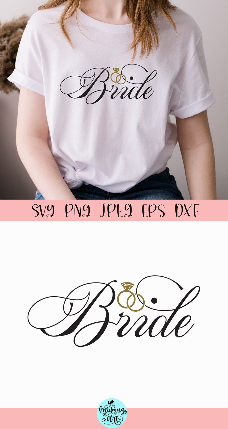 Bride Svg Wedding Svg Cutting File Digital Download | Etsy