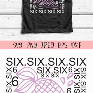 Sixth Birthday Svg, 6th Birthday Svg, Birthday Girl Svg, Six Svg File ...