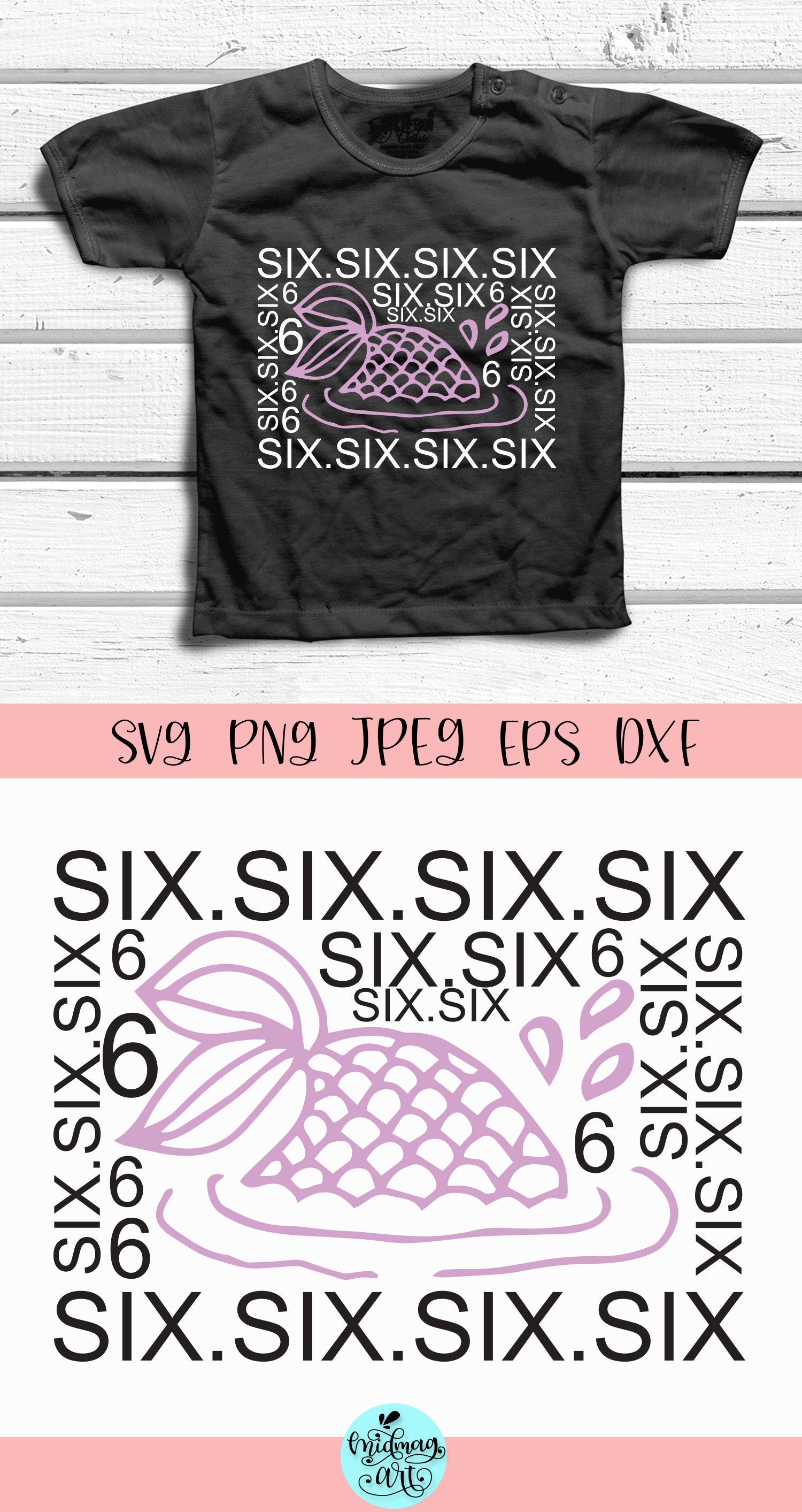 Sixth Birthday Svg 6th Birthday Svg Birthday Girl Svg Six - Etsy