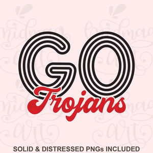 Go Trojans Svg, Lets Go Trojans Svg, Sports Svg, Go Trojans Svg ...