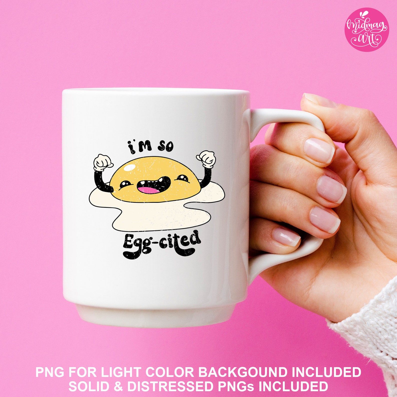 I'm so Eggcited Png, Retro Easter Png, Groovy Easter Png, Retro Easter ...