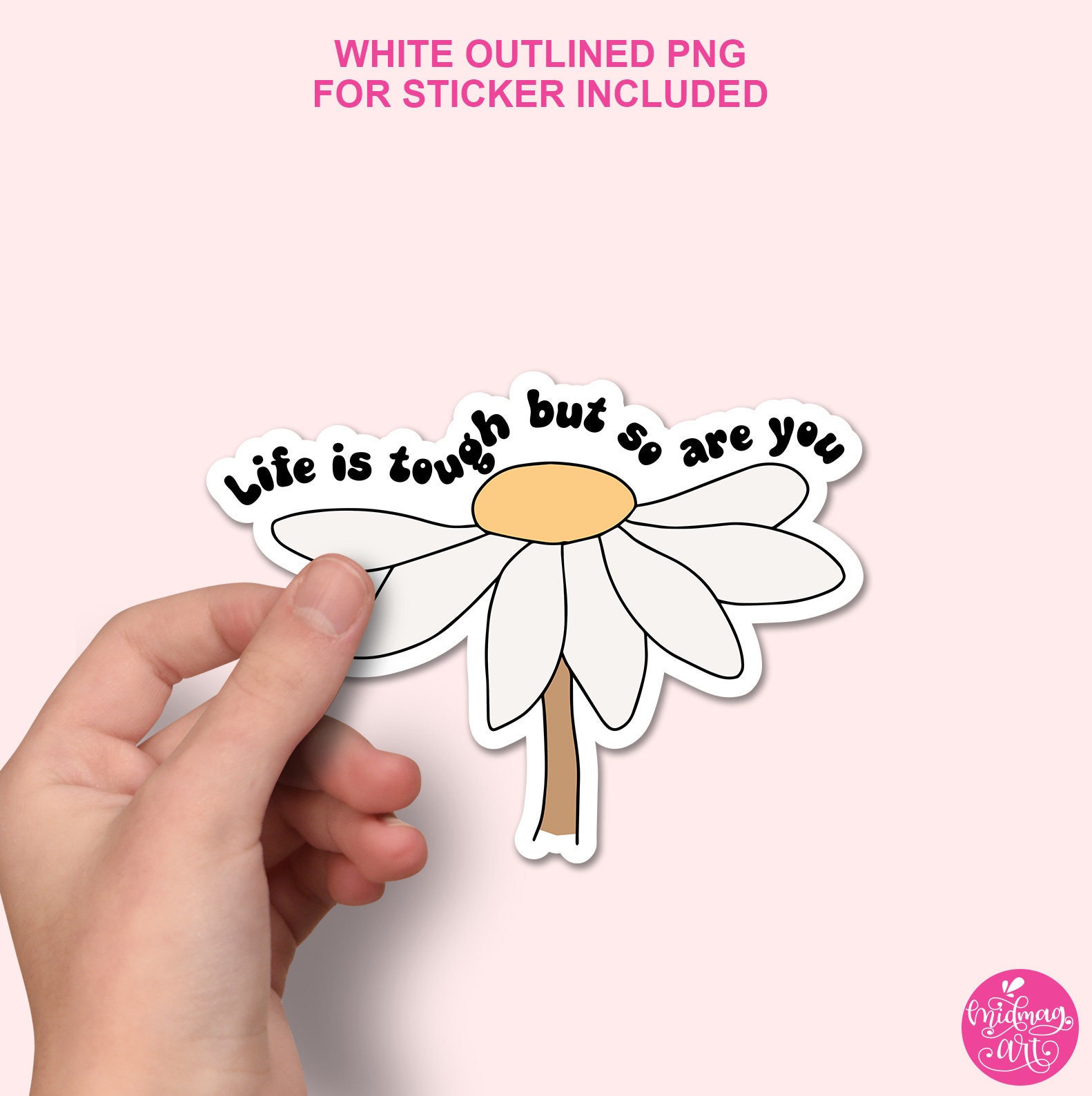 Life is Tough but so Are You Png, Inspirational Quote Sublimation, Best ...