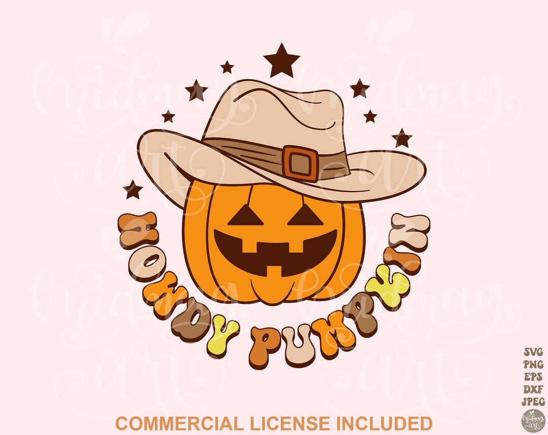 Howdy Pumpkin SVG PNG, Howdy Pumpkin Png, Pumpkin Svg, Western Pumpkin ...