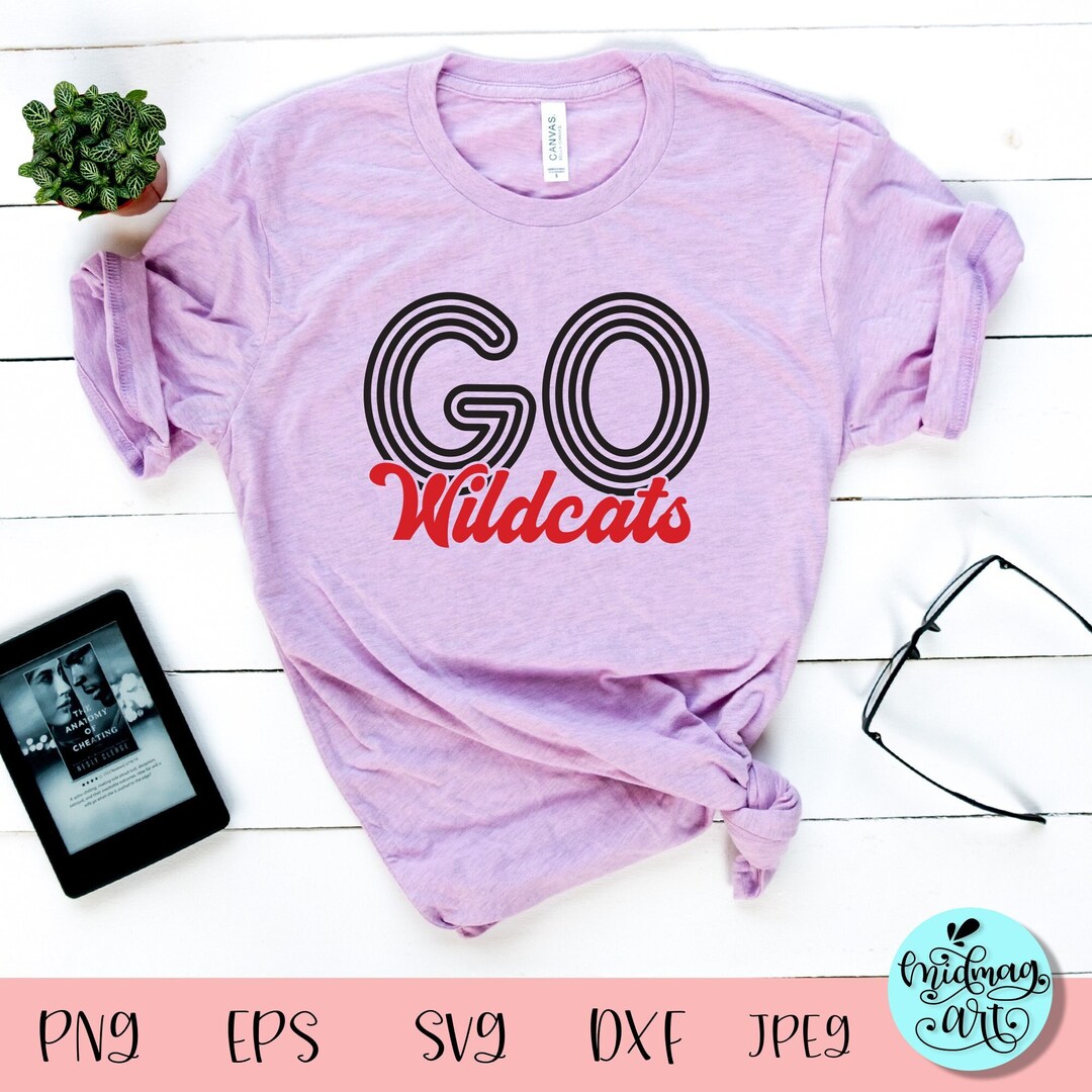 Go Wildcats Svg, Wildcat Pride Svg, Wildcat Cut File, Sports Cutting ...