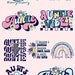 Retro Auntie SVG PNG Bundle Auntie Vibes Life Cool Aunts Club Messy Bun ...