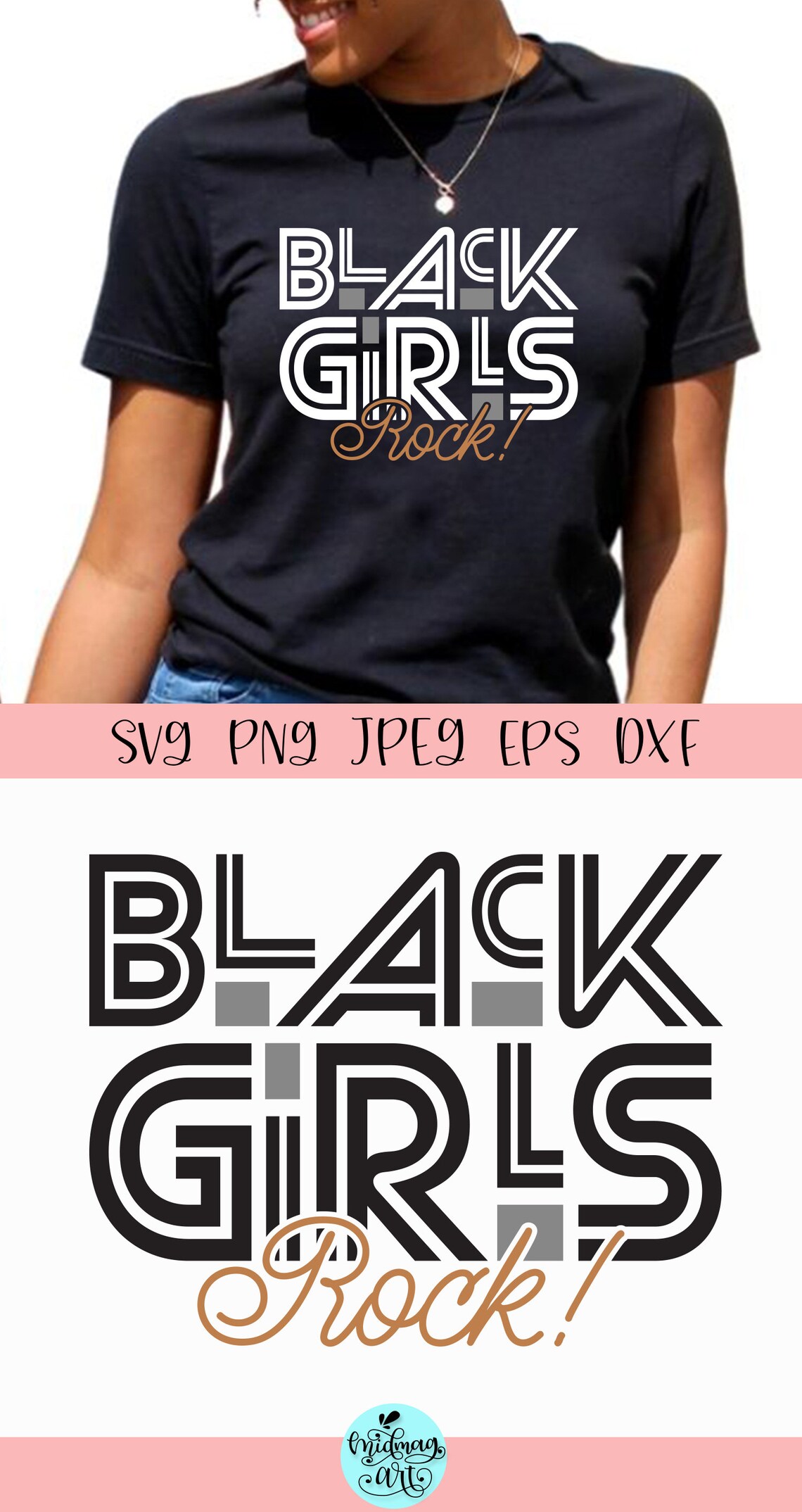 Black Girls Rock Svg Black History Svg Gift Idea Digital - Etsy