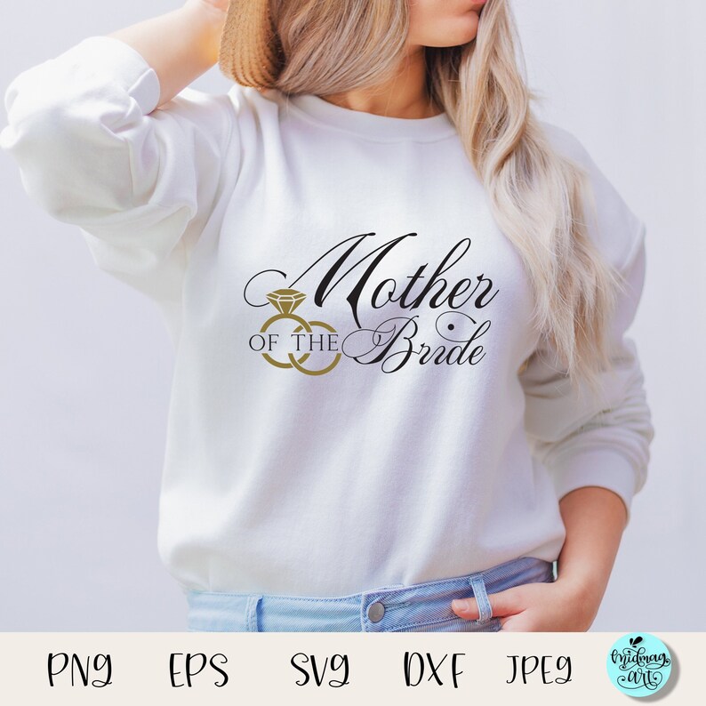 Mother of the Bride Svg Wedding Svg Cutting File Digital - Etsy