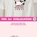 Cowdy Png, Cute Cow Png Sublimation, Trendy Cow Png Design for Stickers ...
