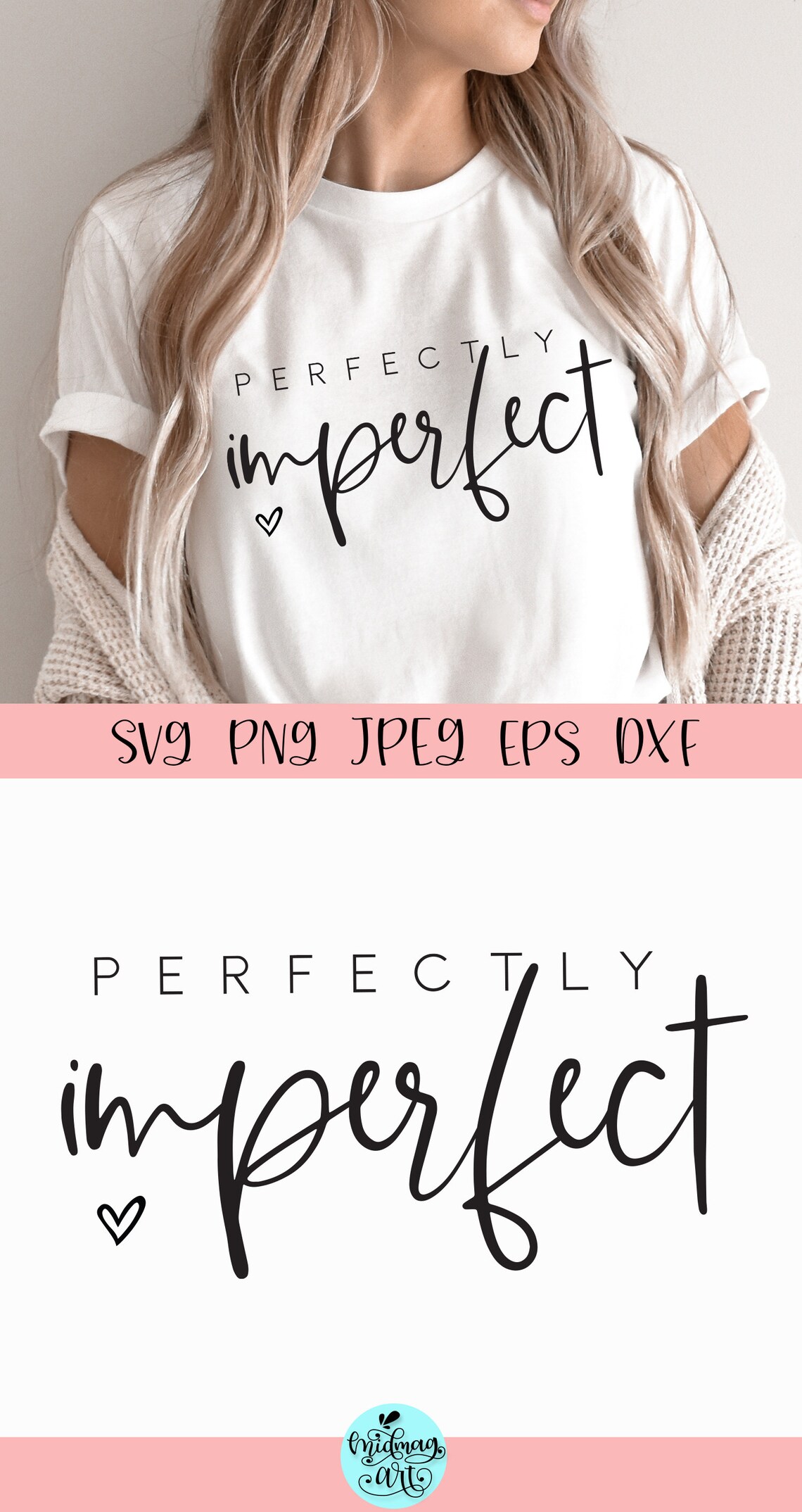 Perfectly Imperfect Svg Blessed Mama Svg Self Love Svg - Etsy
