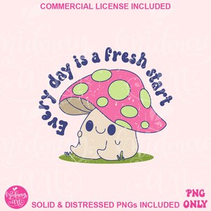 Every Day is A Fresh Start Png, Mental Health Matters, Floral Png ...