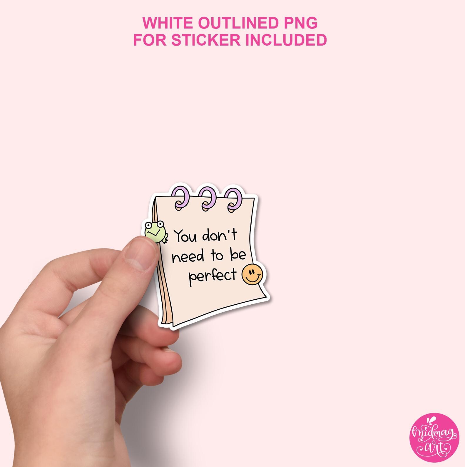 You Dont Need to Be Perfect PNG, Boho Self Love Png, Positive Daily ...