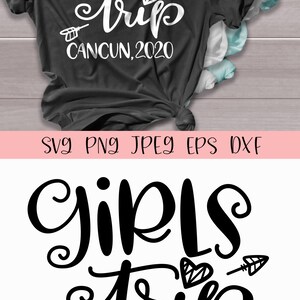 Girls Trip Cancun 2020 Svg Girls Trip 2020 Svg Cricut Svg - Etsy