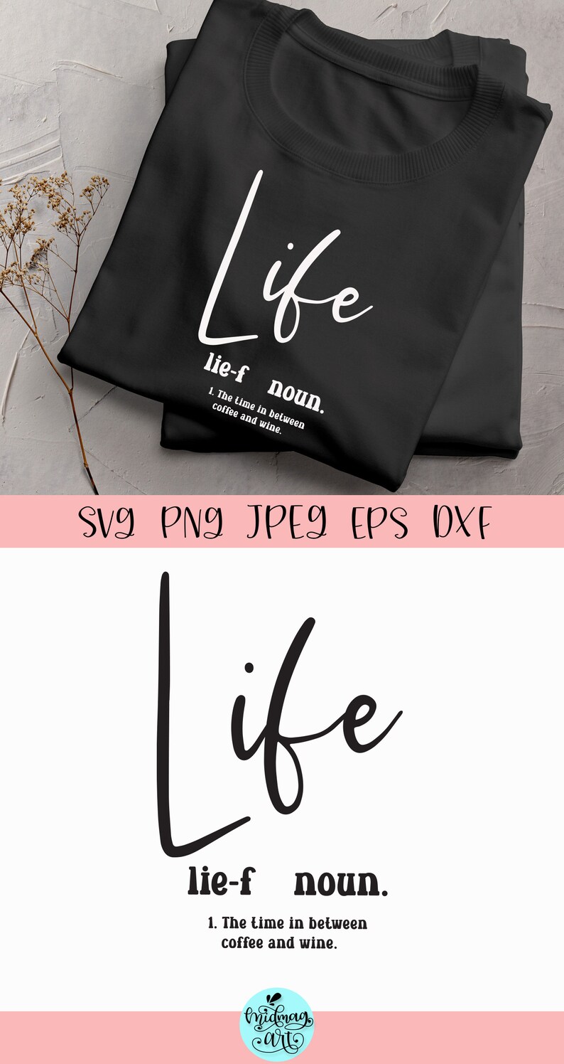 Life Definition SVG PNG EPS Jpeg Dxf Inspirational Svg - Etsy