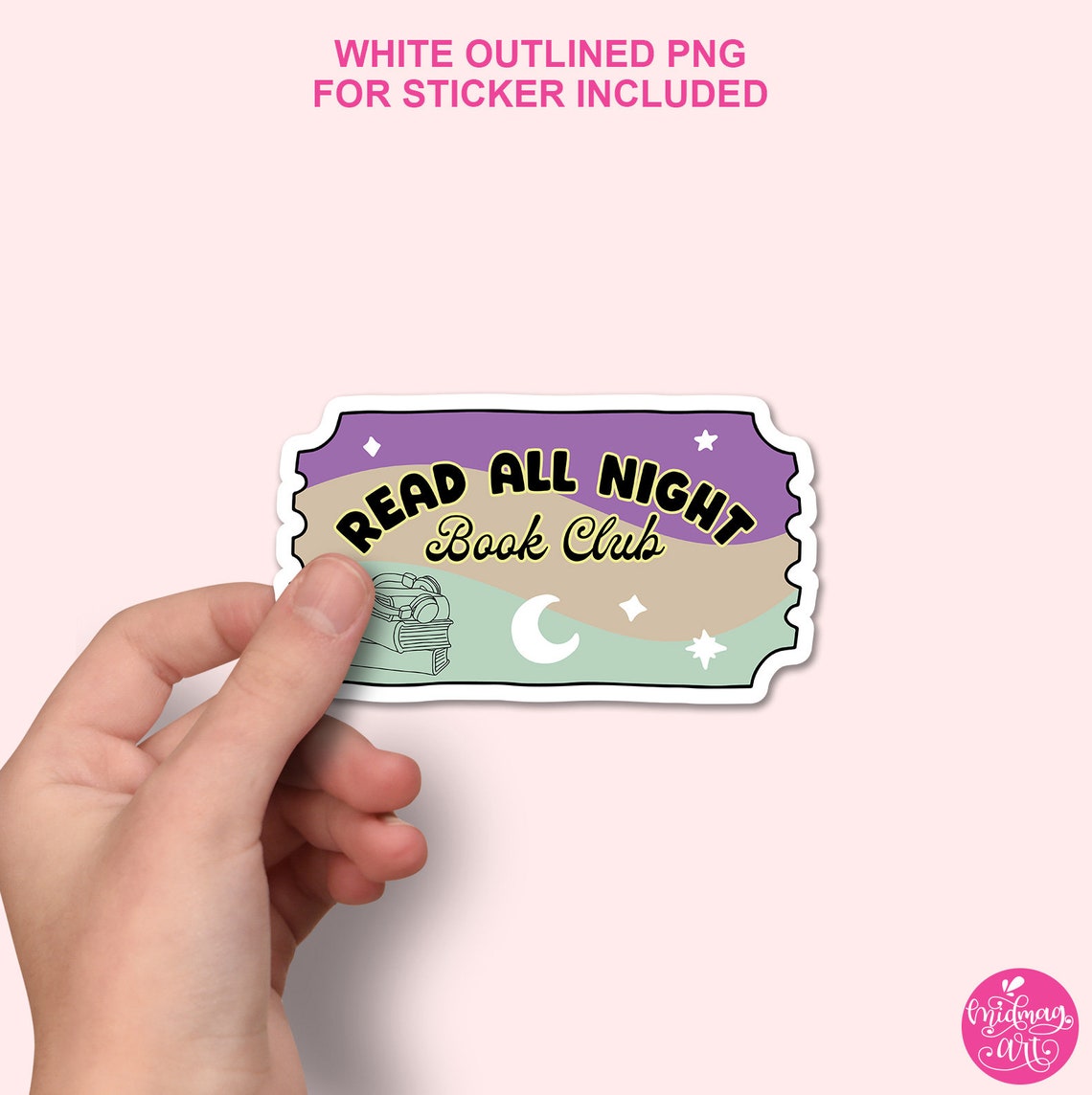 Read All Night Book Club Png, Book Lover Sublimation, Bookish Png, Best ...