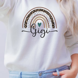 Gigi Rainbow Svg, Gigi Png, Gigi Sublimation, Cricut Cut File ...