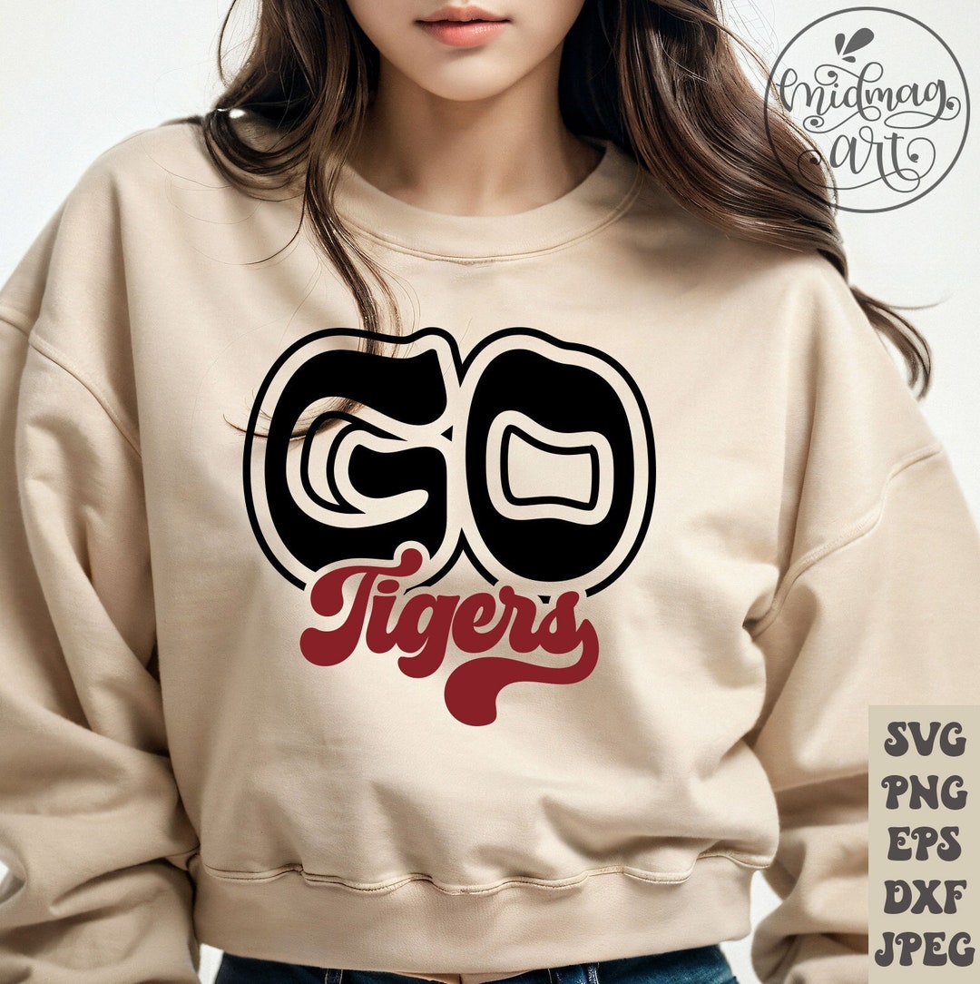 Go Tigers SVG PNG, tigre Svg, Tigres Svg, Uso comercial, Fútbol Svg ...