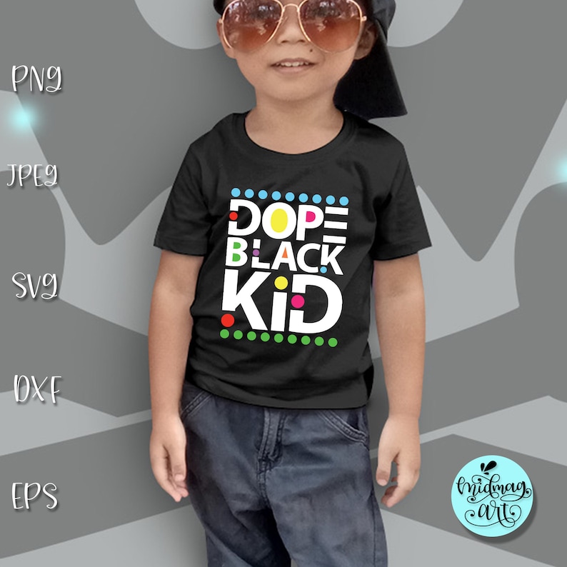 Dope Black Kid Svg Melanin Svg Siblings Svg Black Kids Svg | Etsy