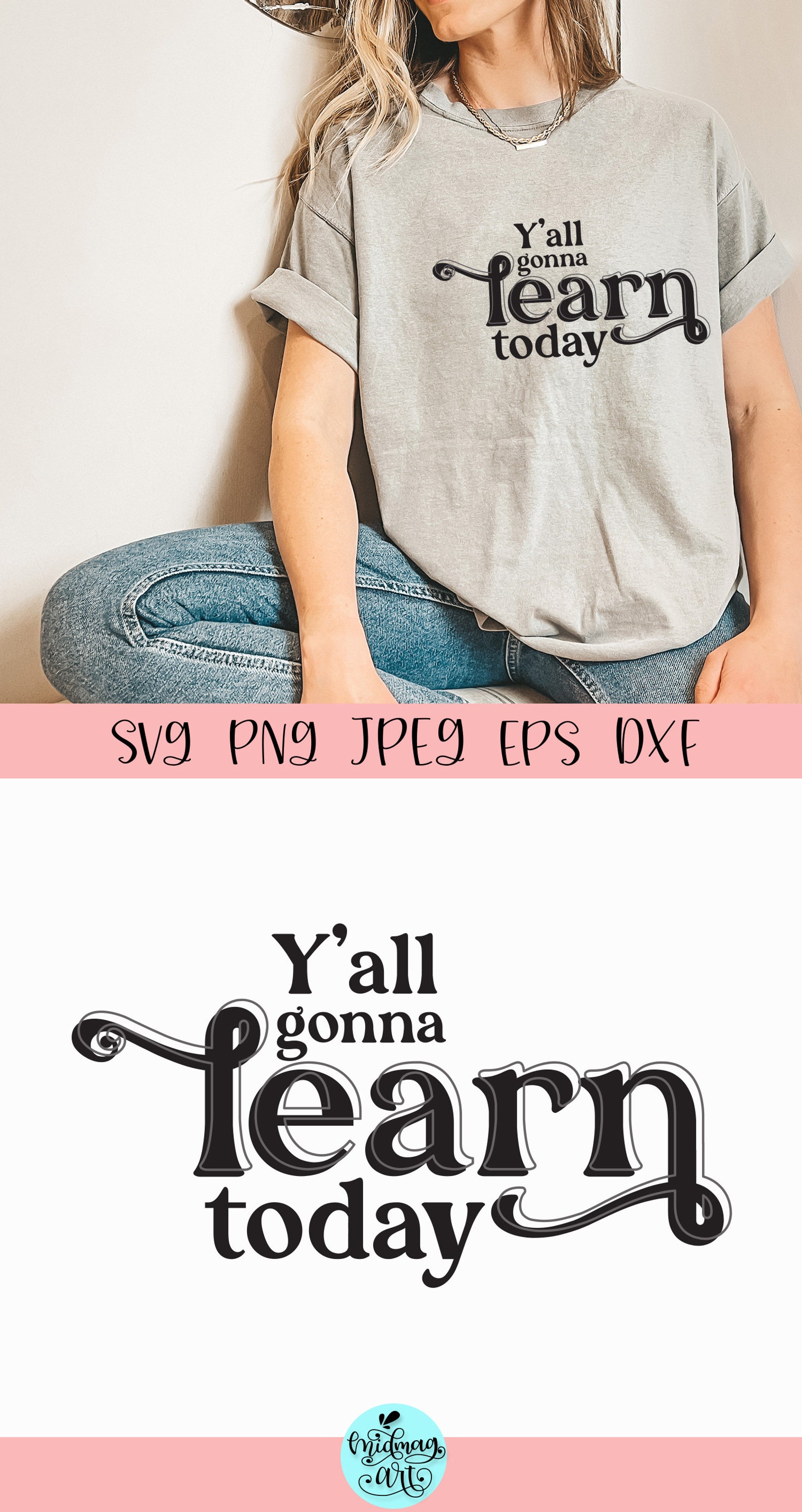 Y'all Gonna Learn Today Svg Teacher Svg Digital - Etsy