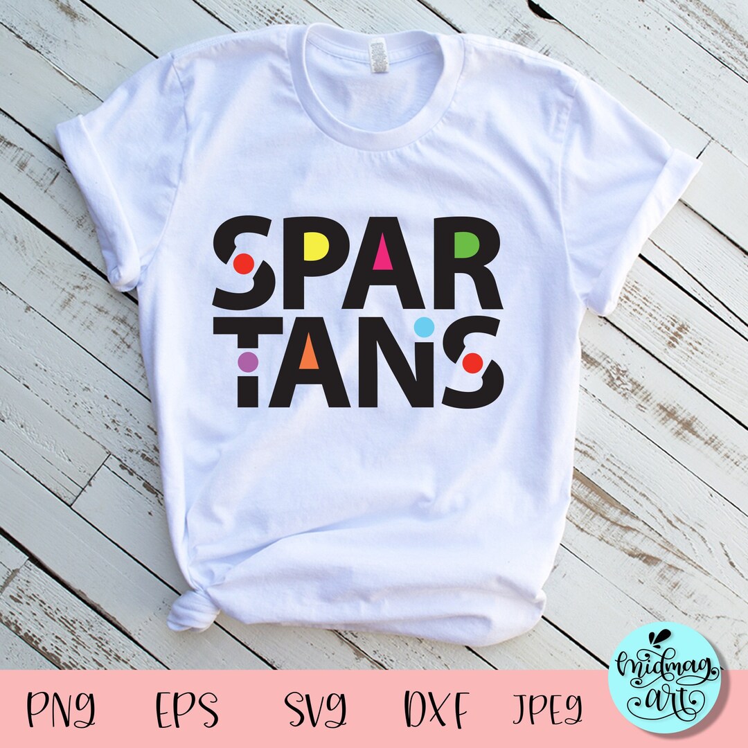 Spartans Svg, Go Spartans Svg, Team Spartans Svg, Spartans Football Svg ...