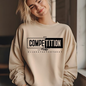 Competition Mode SVG PNG, Cheer Shirt, Cheerleader Svg, Game Day Vibes ...