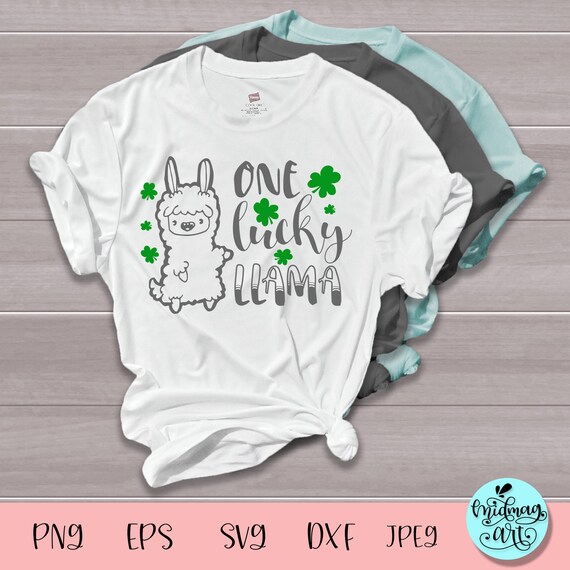 One Lucky Llama Svg Llama St Patricks Llama Svg Lucky Llama - Etsy