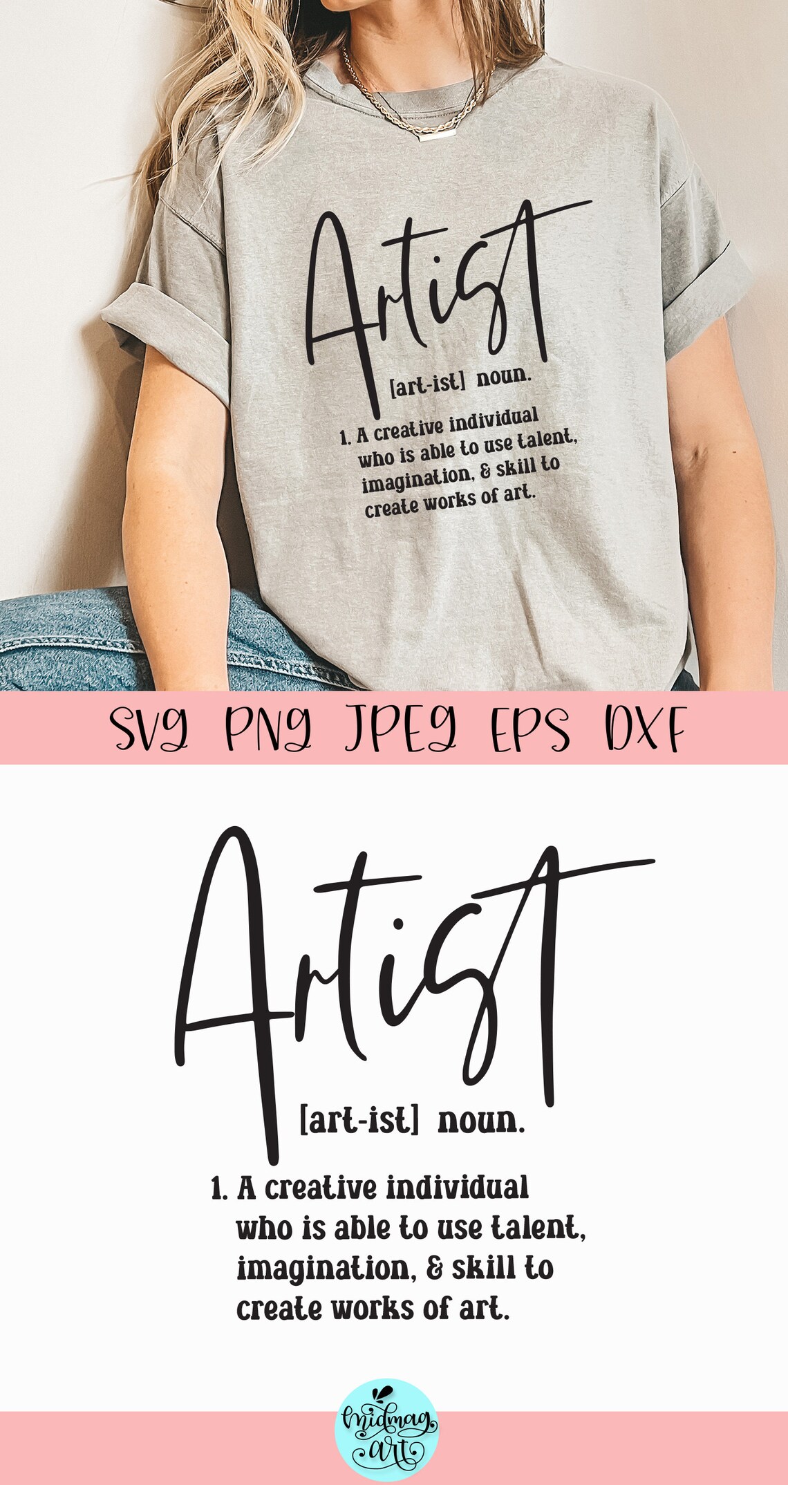 Artist Definition Svg, Art Lover SVG, Artist Svg, Commercial Use ...