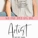 Artist Definition Svg, Art Lover SVG, Artist Svg, Commercial Use ...
