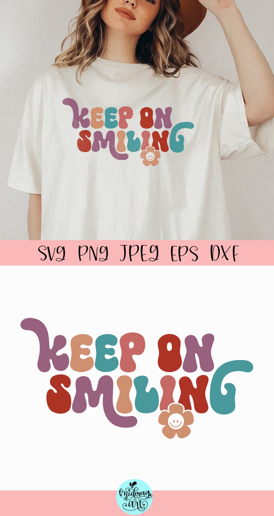 Keep on Smiling Svg Choose Kindness Png Kindness - Etsy