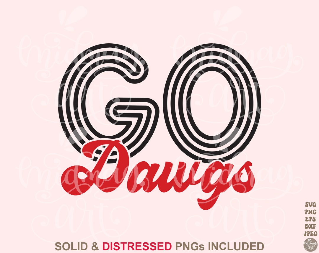 Go Dawgs SVG PNG, Uga Svg, Bulldog Football Svg, Georgia Bulldogs Png ...