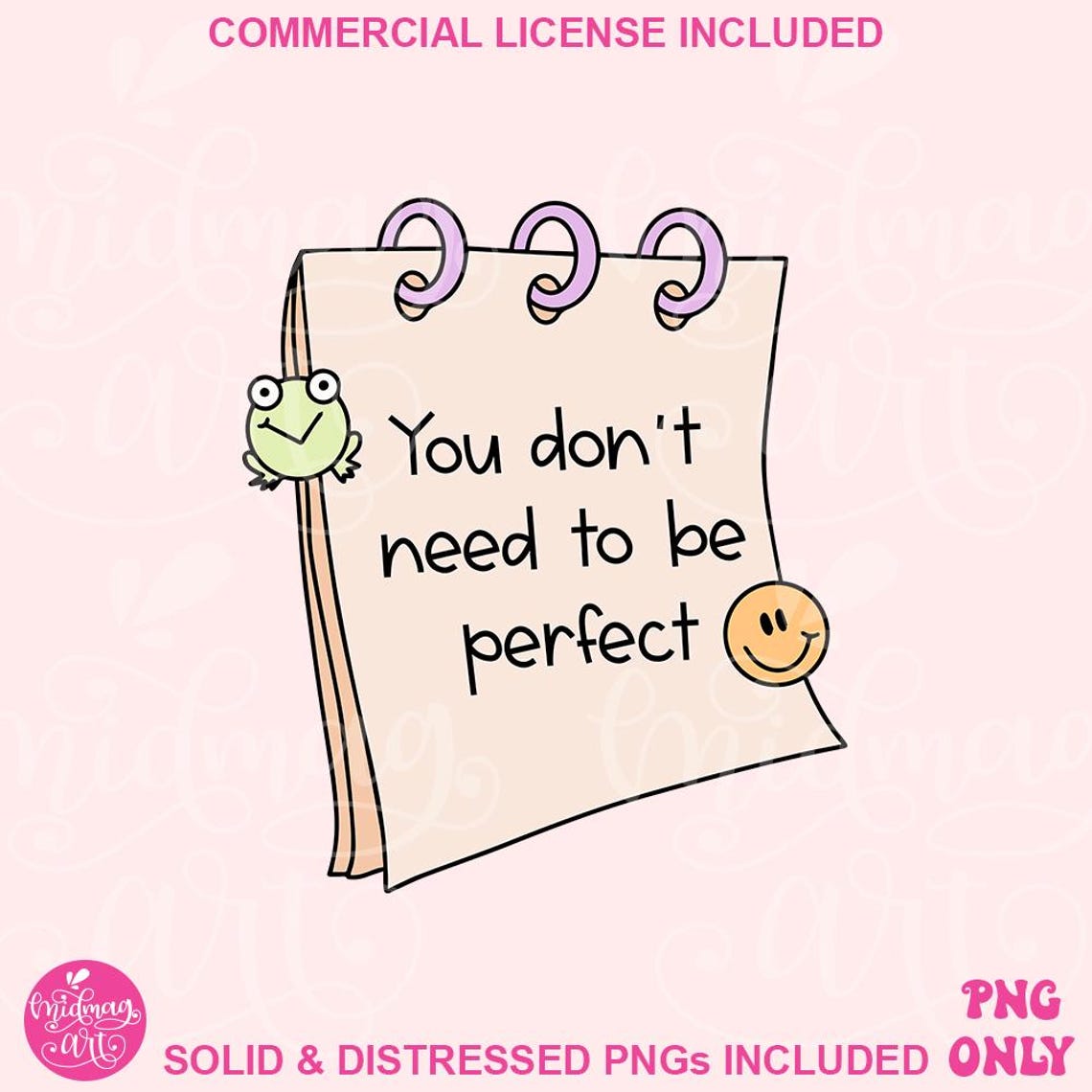 You Dont Need to Be Perfect PNG, Boho Self Love Png, Positive Daily ...