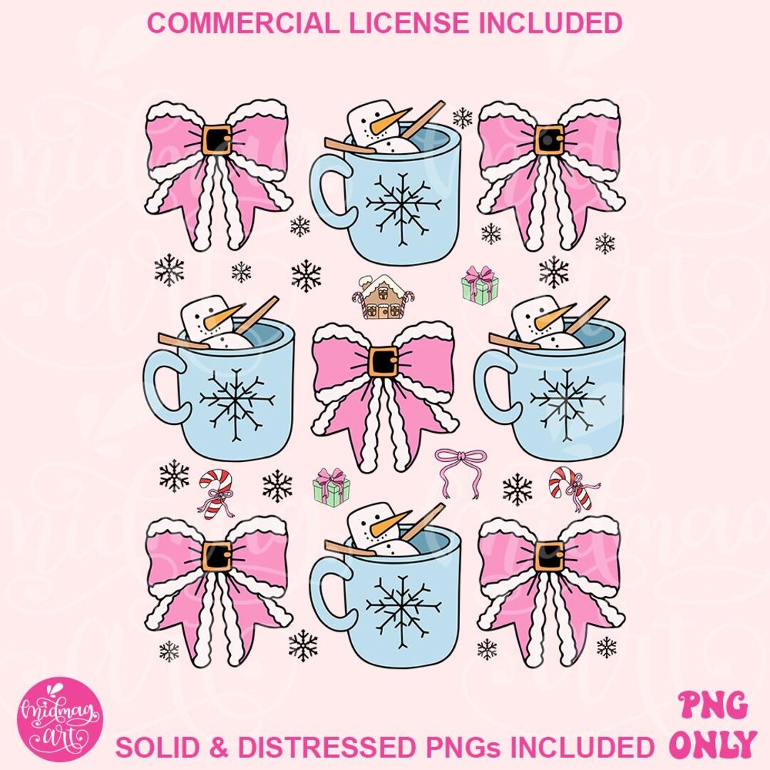 Christmas Bow Coquette PNG, Coquette Pink Bow Png, Pink Coquette Bow ...