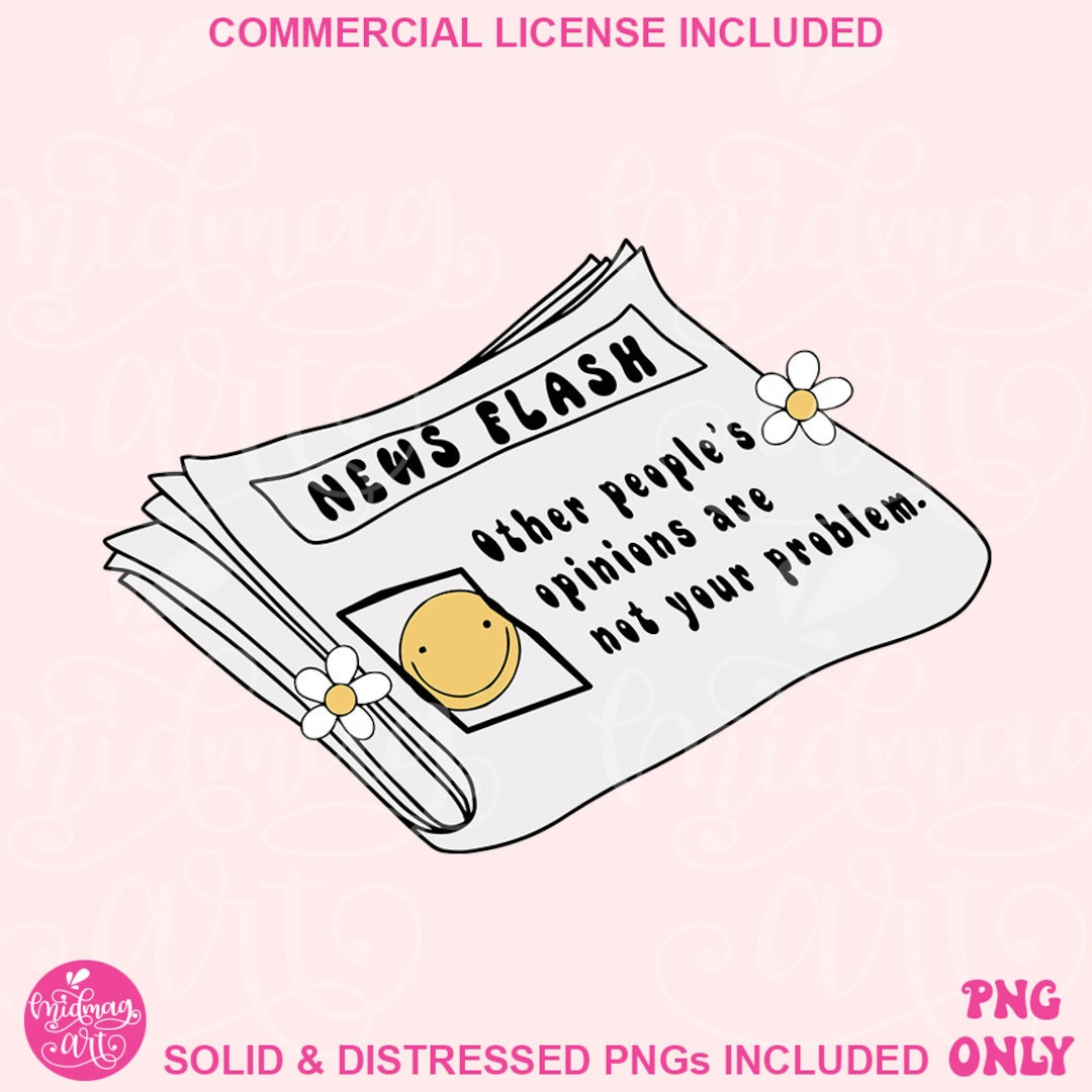 News Flash Other Peoples Opinions PNG, Newspaper PNG, Trendy PNG ...