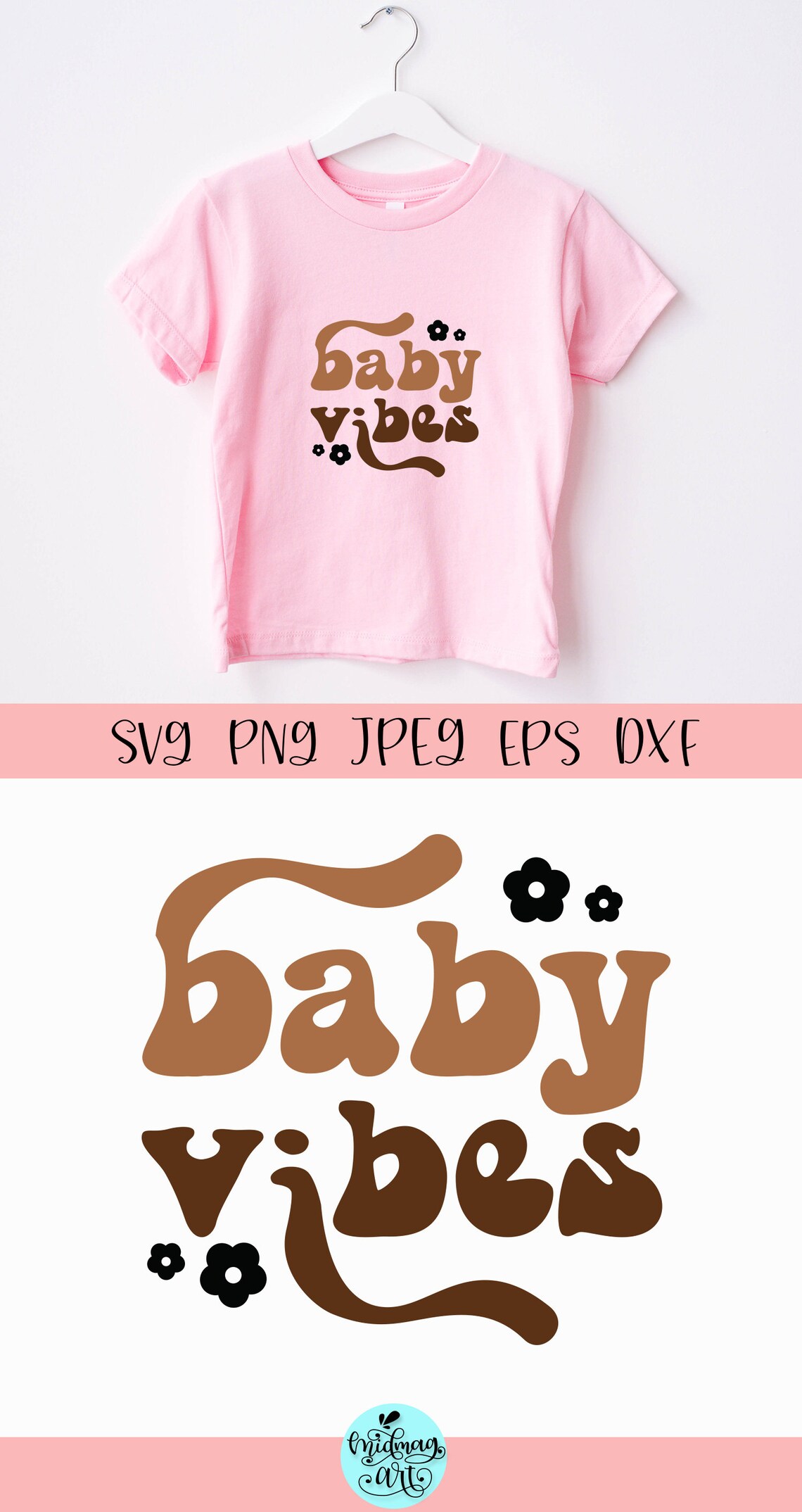 Baby Vibes Svg Groovy Svg Hippie Svg Groovy Baby Svg | Etsy