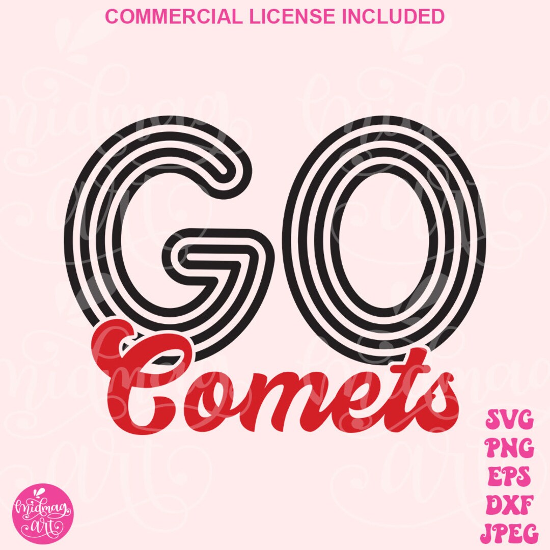 Go Comets SVG, Comets Cheer Svg, Comets Shirt Svg, Comets Mascot Svg ...