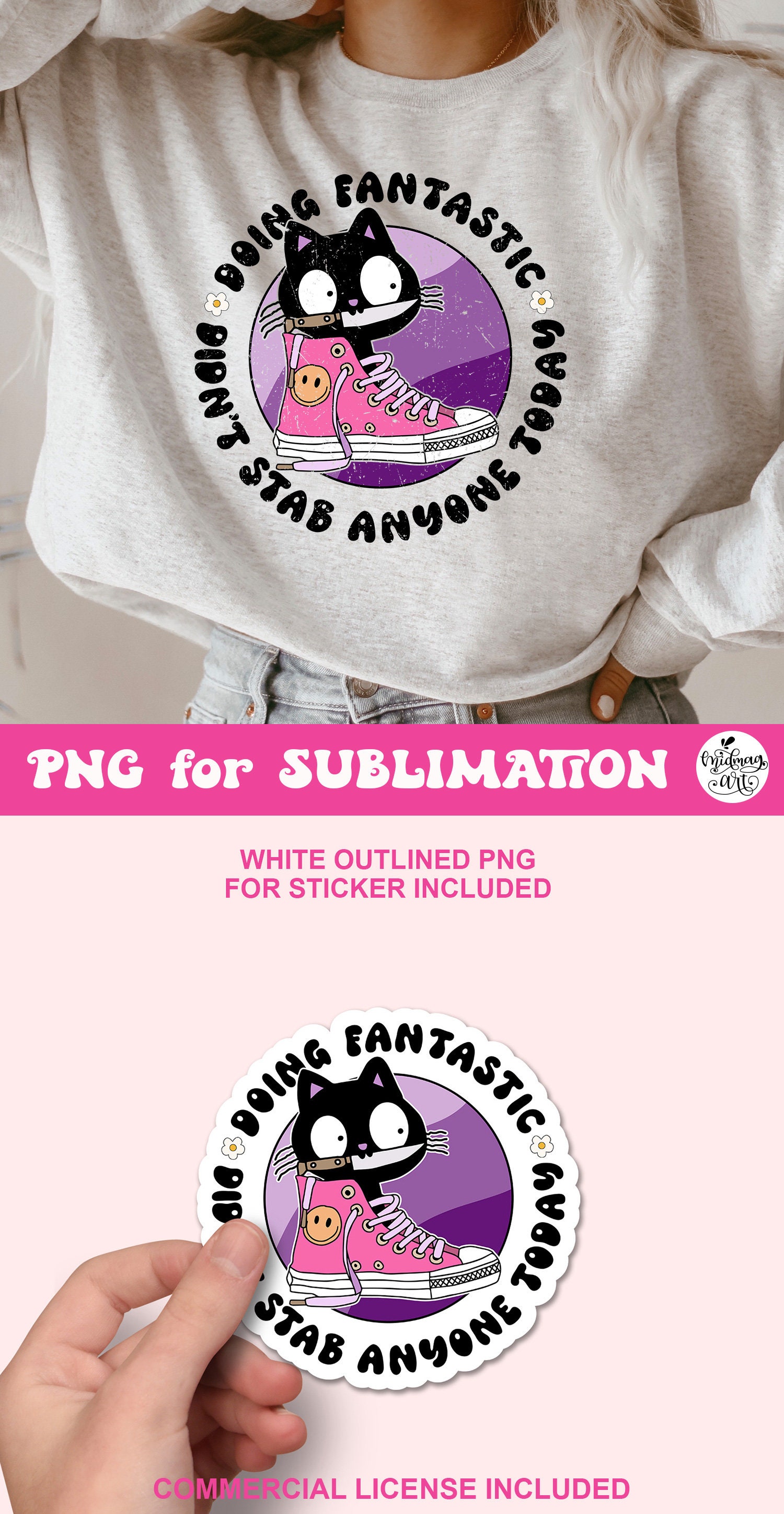 Doing Fantastic Didn't Stab Anyone Today PNG, Trendy PNG, Best Design ...