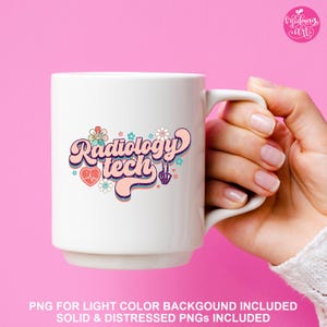 Retro Radiology Tech Svg Png, Rad Tech Flower, Nurse Elements Png ...