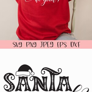 Santa We Good Svg, Christmas Cut File, Dear Santa Svg, Cutting File ...