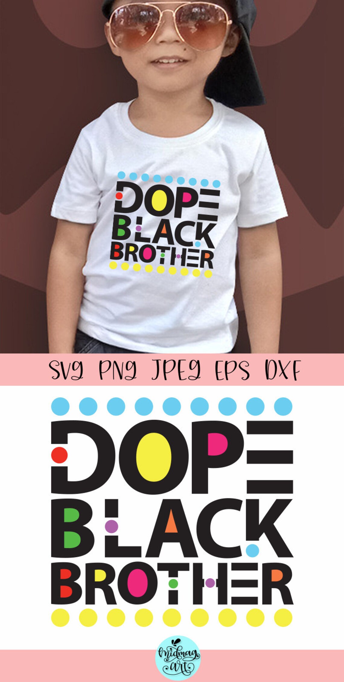 Dope Black Brother Svg Melanin Svg Siblings Svg Black Man - Etsy