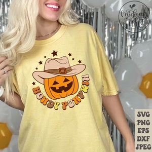 Howdy Pumpkin SVG PNG, Howdy Pumpkin Png, Pumpkin Svg, Western Pumpkin ...