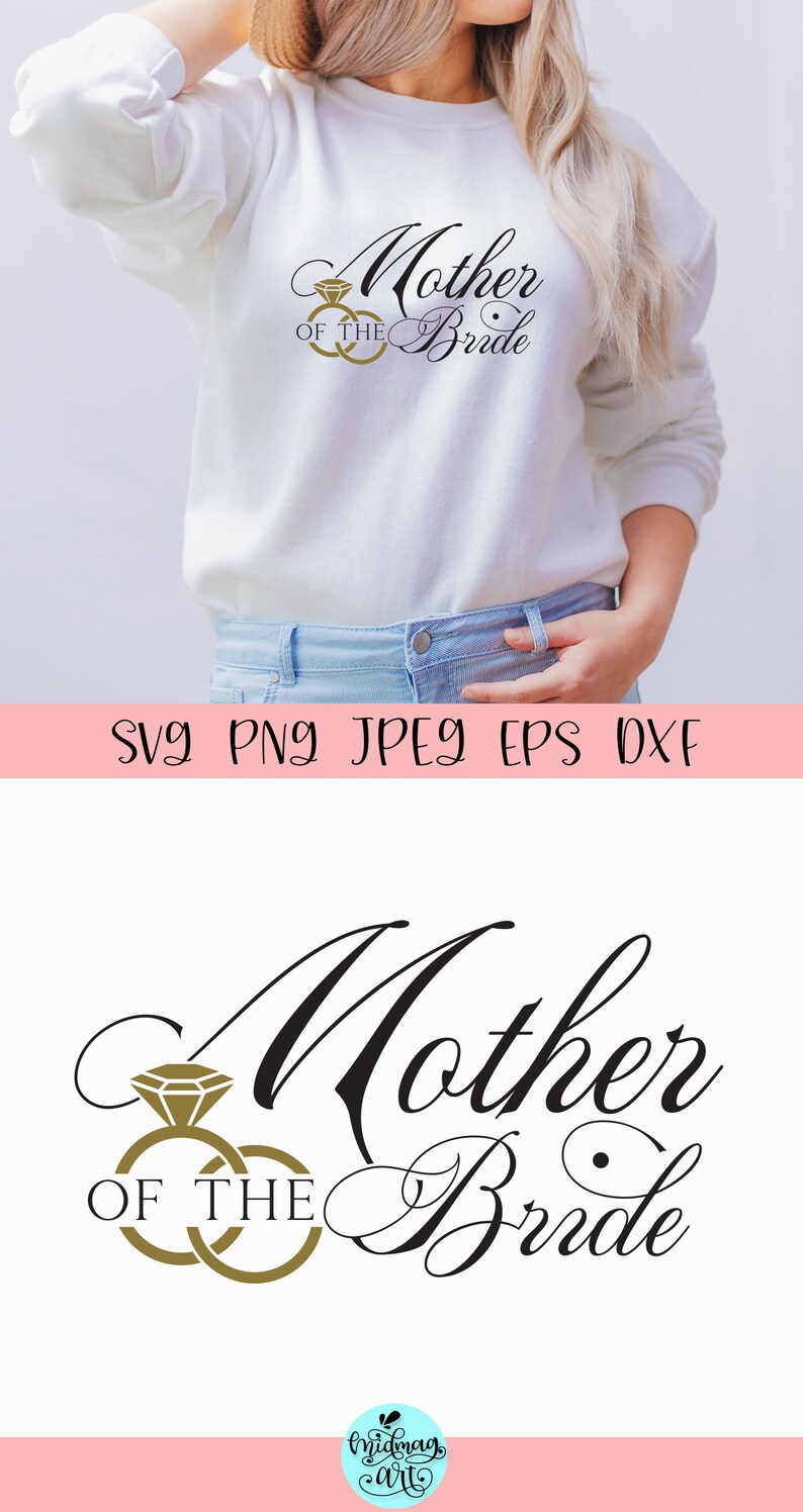Mother of the Bride Svg Wedding Svg Cutting File Digital - Etsy