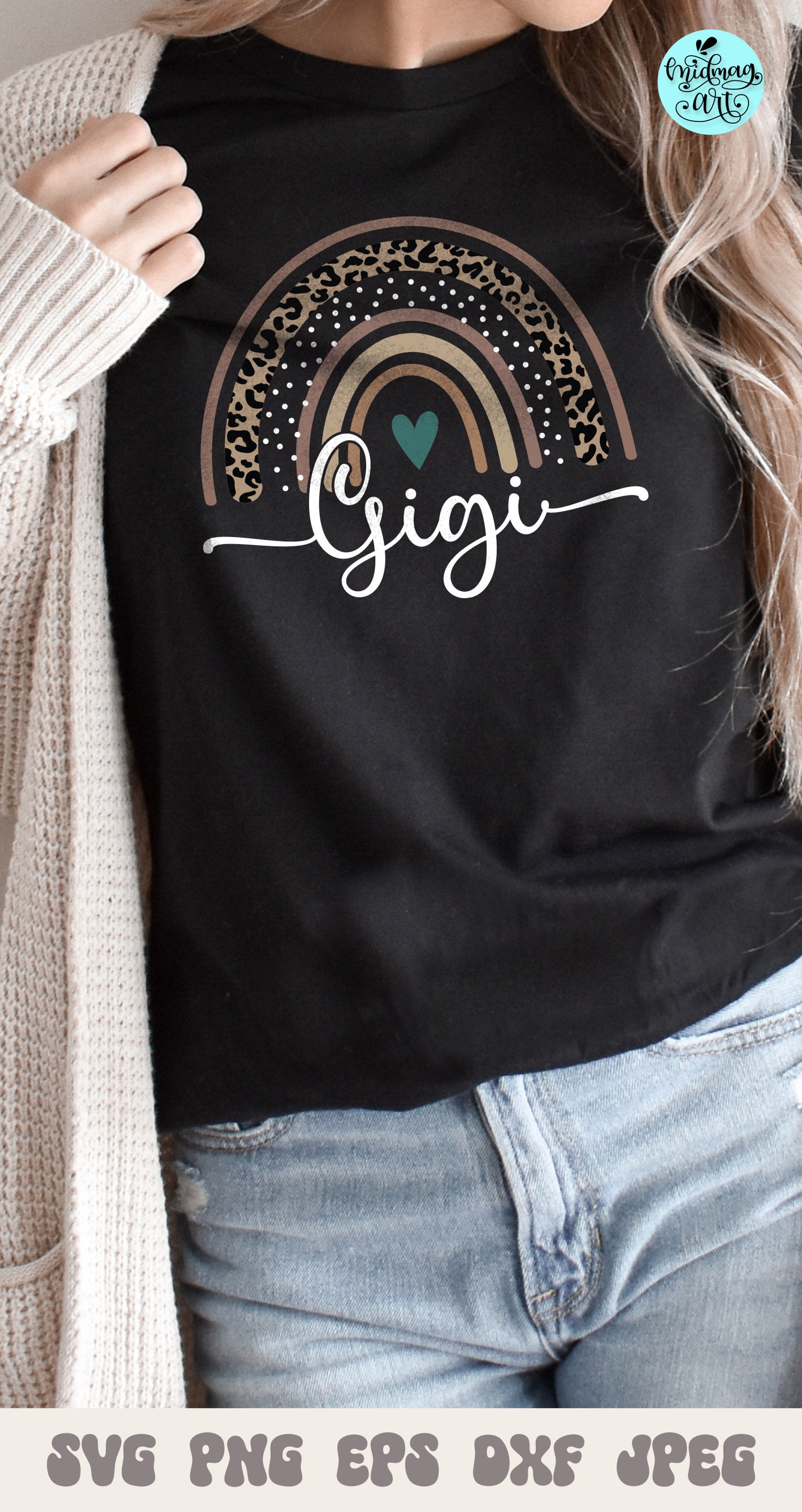 Gigi Rainbow Svg Gigi Png Gigi Sublimation Cricut Cut File - Etsy