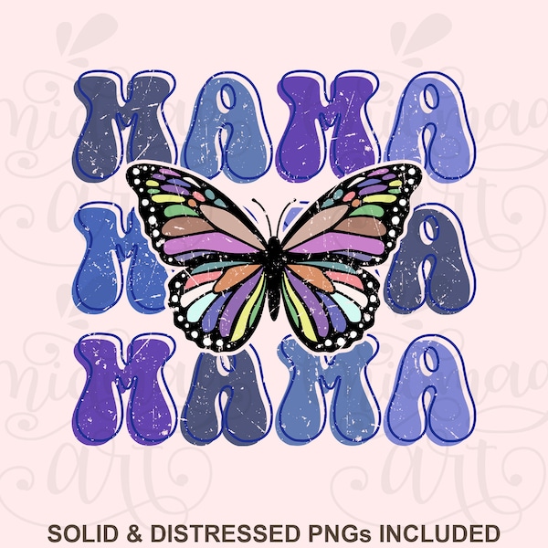 Butterfly Mama Svg - Etsy