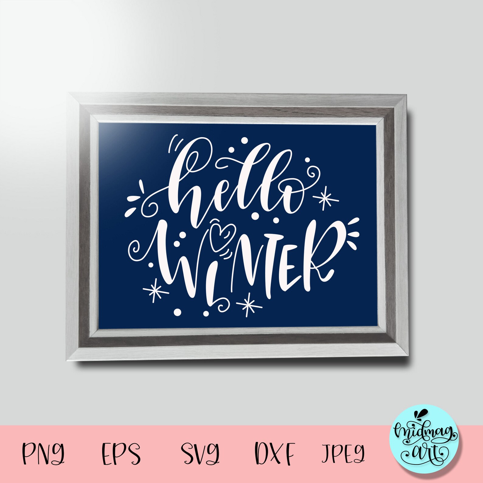 Hello Winter Svg Winter Svg Winter Svg File Winter Cut | Etsy
