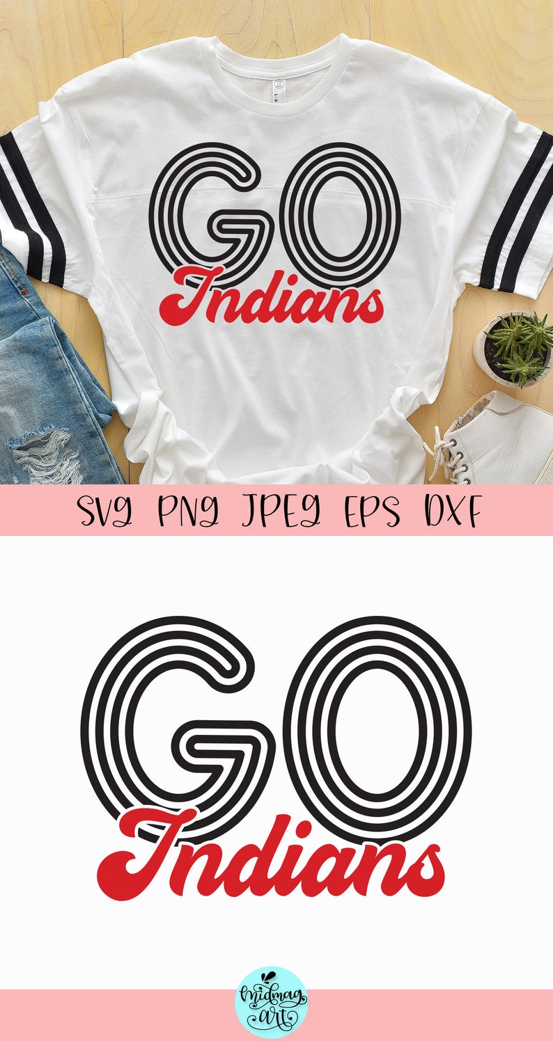 Go Indians Svg Lets Go Indians Svg Sports Svg Indians Svg - Etsy