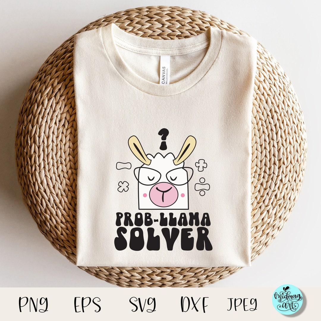 Probllama Solver Svg, Digital Download, Cutting File, Cameo File ...