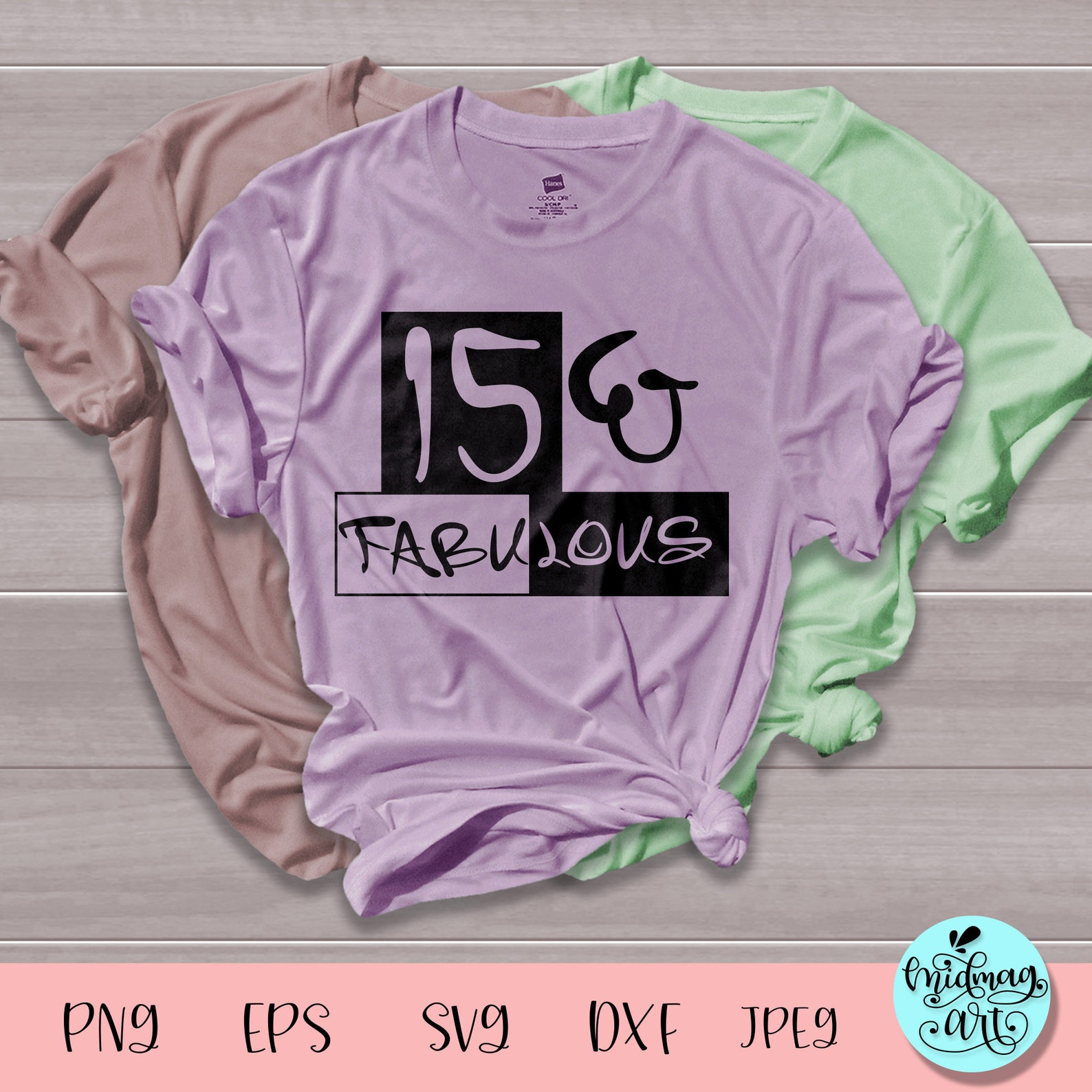 15 and Fabulous Svg 15th Birthday Svg Birthday Shirt Svg | Etsy