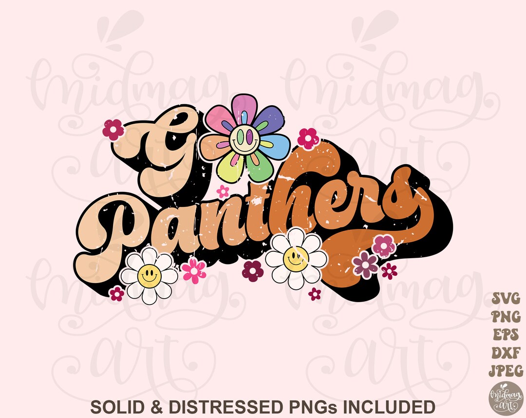 Go Panthers Png, Go Panthers Svg, Panthers Cheer Svg, Panthers Mascot ...
