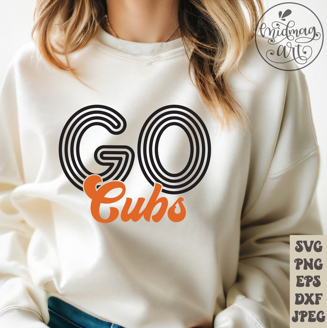 Go Cubs SVG PNG, Cubs Mascot Svg, Cubs Svg, Cubs Football Svg, Cubs ...