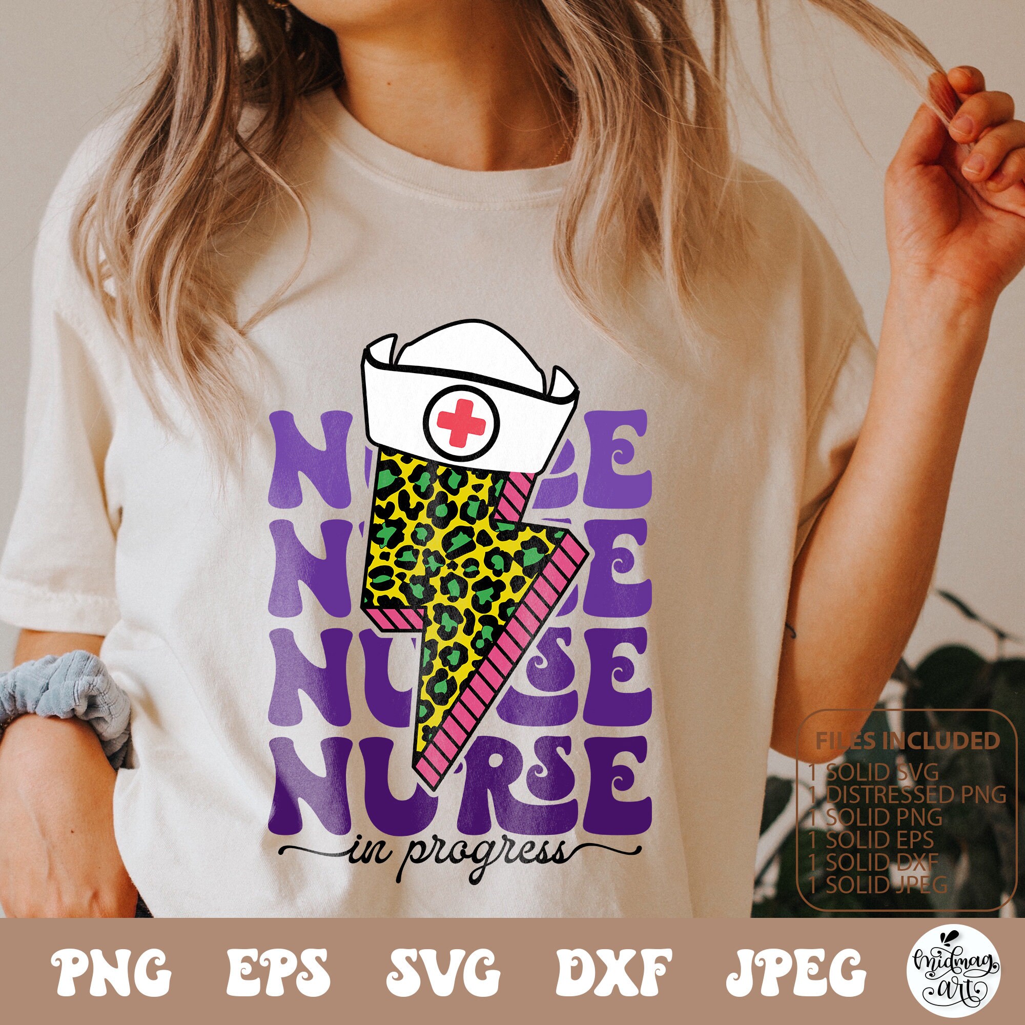Nurse in Progress Png Svg Nurse Sublimation Design Nurse - Etsy